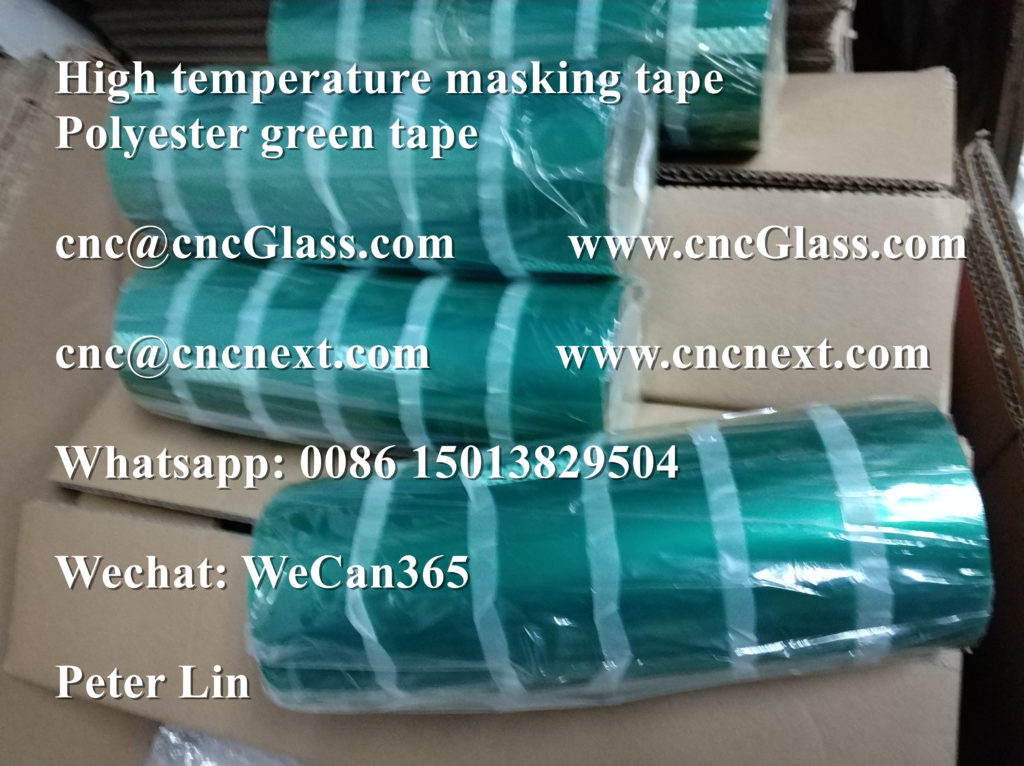 High temperature heat resistant silicone adhesive green pet polyester ...